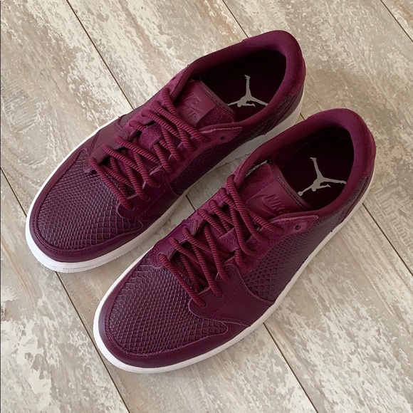 Nike | Shoes | Nwt Nike Air Jordan Retro Bordeaux Snakeskin | Poshmark